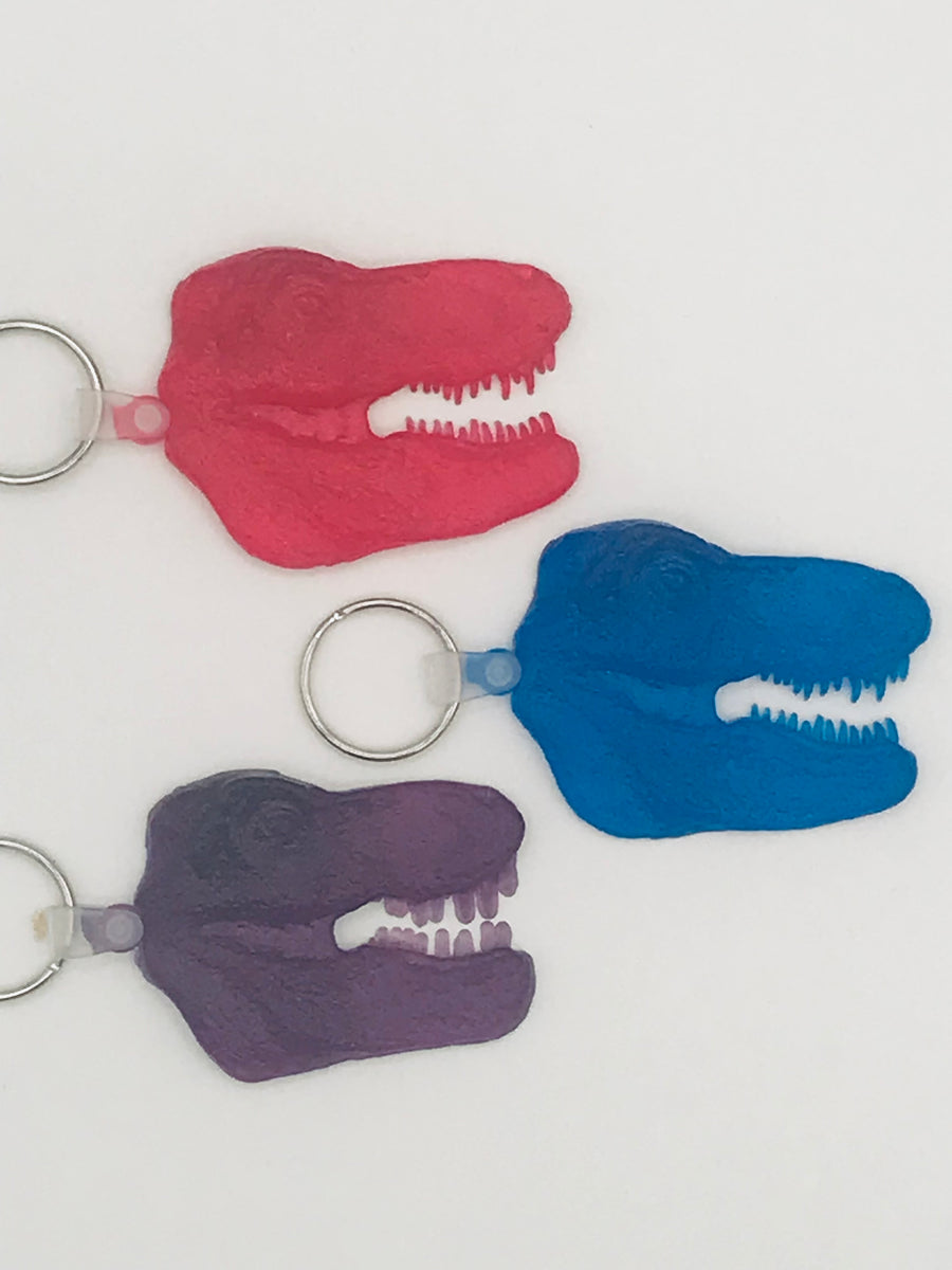Fossil Key Tags T-rex head – Geo-Tools